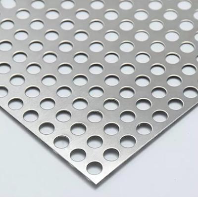 China Anti Corrosion Metal Punch Plate Steel 4mm Thickness Round Hole for sale
