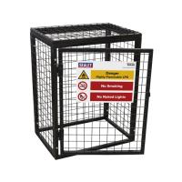 China Powder Coated Ventilated Gas Bottle Cage Full Welding 6mm Wire Diameter for sale