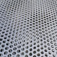 China 0.7mm SS304 Stainless Steel Punch Plate Customized With Round Hole for sale