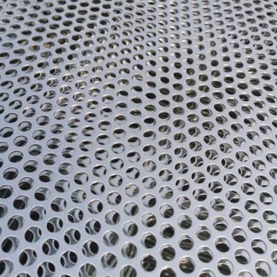 China 0.7mm SS304 Stainless Steel Punch Plate Customized With Round Hole for sale