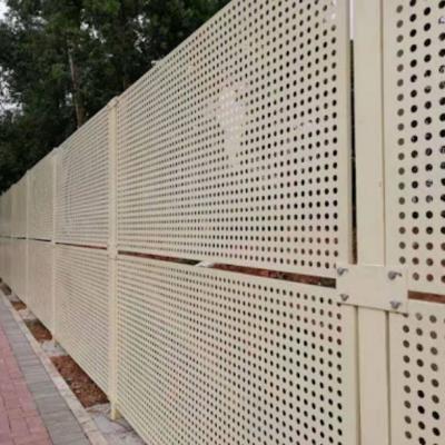 China Waterproof Punched Plate Warehouse Fence Used In Warehouse And Workshop Isolation for sale