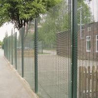 China Green/Black/White/Yellow 358 Anti Climb Fence Theft Proof Fencing With Barbed Wire for sale