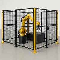 China Corrosion Resistance Metal Robot Safety Fence Crafted To Deliver Protection For Workers Operating Near Robotic Machinery for sale