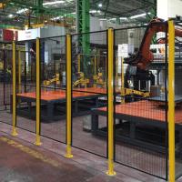 China Electrostatic Powder Coated Robot Safety Fence Protect Personnel From Robot Work Area for sale