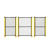 China Industrial Robot Safety Fence Designed With Welded Mesh Panels And Corrosion Resistant Powder Coated Steel Frame For Safety for sale