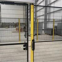 China Industrial Robot Safety Fence Designed With Welded Mesh Panels And Corrosion Resistant Powder Coated Steel Frame For Safety for sale