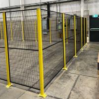 China Workshop Fencing Solution Robot Safety Fence Using Metal Mesh Or Transparent Acrylic Panels For Robot Safety for sale