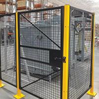 China High-End Industrial Stainless Steel Safety Guarding Robot Fence High Quality Easy Install Workshop Steel Mesh Fence for sale
