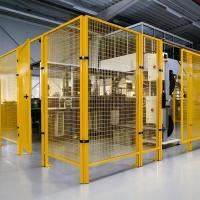 China Customised Modular Wire Mesh Panels Heavy Duty Warehouse Industrial Safety Fencing Barrier for sale