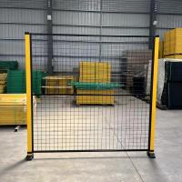 China Modular robot industrial workshop safety fence assembly line Safety door lock for sale