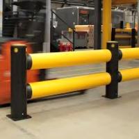 China 500 - 2000 mm wide dual track flexible safety guardrail is flexible durable for sale