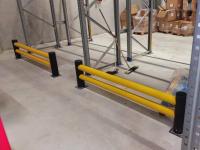 China 500 - 2000 mm wide dual track flexible safety guardrail is flexible durable for sale