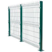 China Anti climbing 3D curved landscape fence, easy to assemble outdoor boundary wall for sale