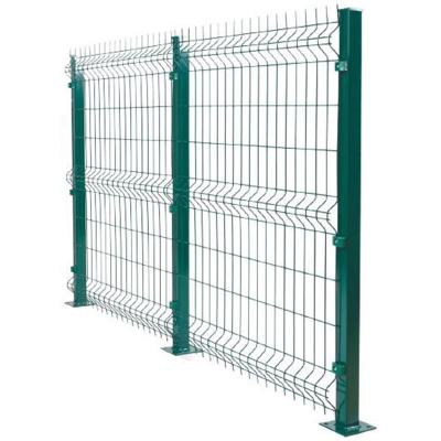 China Anti climbing 3D curved landscape fence, easy to assemble outdoor boundary wall for sale