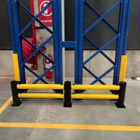China Flexible anti-collision shelf column protective cover suitable for warehouse forklifts for sale