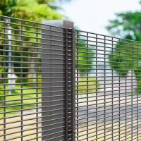 China Custom Powder Coated 358 AntiClimb Fence Heavy DutyBoundary Security for sale