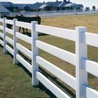 China Weatherproof Rust Proof Quick  Install PVC horse fence for Arena Pasture Ranch for sale
