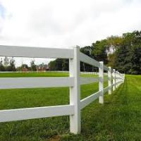 China Weatherproof Rust Proof Quick  Install PVC horse fence for Arena Pasture Ranch for sale