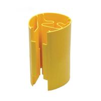 China ISO9001 Yellow Impact Resistant Rack Protector, Customizable Warehouse Column Guard for Pallet Racking Leg Safety for sale