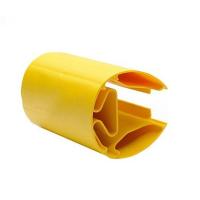 China ISO9001 Yellow Impact Resistant Rack Protector, Customizable Warehouse Column Guard for Pallet Racking Leg Safety for sale
