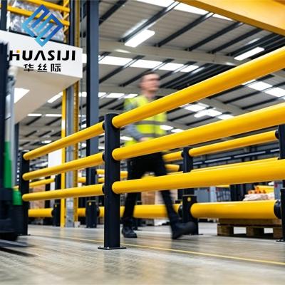 China Height1150 Multi Layer Steel Vehicle Impact Protection Barrier Warehouse Rack Building Column Protector for Airport Factory Logistics Storage Area for sale