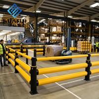 China Height1150 Multi Layer Steel Vehicle Impact Protection Barrier Warehouse Rack Building Column Protector for Airport Factory Logistics Storage Area for sale
