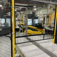 China Robot Safety Fence Engineered for Seamless Integration into Automated Facilities Ensuring Safety and Partitioning of Workspaces for sale