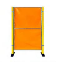 China Hsj Multi-Material Modular Safety Fence Module EN ISO Certified Industrial Robot Guard Barrier Customizable Steel PC Perforated Panel Safety Partition For Automated Workshop Equipment Isolation for sale