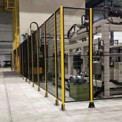 China Flexible Layout And Easy Relocation Robot Safety Fence Offering Safety Isolation With Modular Components Designed for sale