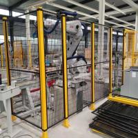 China Flexible Layout And Easy Relocation Robot Safety Fence Offering Safety Isolation With Modular Components Designed for sale