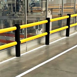 China Constructed For Elasticity And Durability Flexible Safety Barrier Reduce Collision Impact And Enhance Safety In Traffic Areas for sale