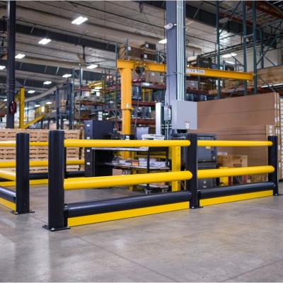 China Improve Safety Standards Flexible Safety Barrier Protect Workers In High Traffic Industrial Environments for sale