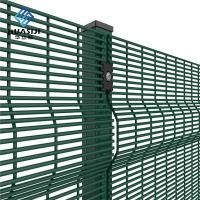 China Hsj China Manufacturer 3D V Bend Wire Mesh Fence | Custom Outdoor Security Perimeter Fencing for sale
