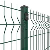China Premium 3D V Bending Fence Panels Weatherproof Anti Climb Perimeter Security Mesh for sale