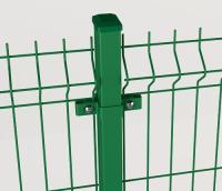 China High Strength 3D Bending Wire Fence Anti Climb Galvanized Steel Mesh Fence For Construction Site Safety Isolation for sale