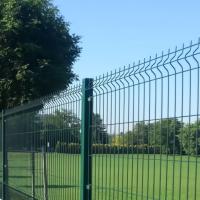 China High Strength 3D Bending Wire Fence Anti Climb Galvanized Steel Mesh Fence For Construction Site Safety Isolation for sale
