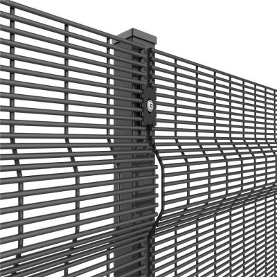 China Hsj High Security 358 Anti Climb Fence Hot Dipped Galvanized Anti Cut Welded Mesh Fencing for Prison Airport Perimeter Protection for sale