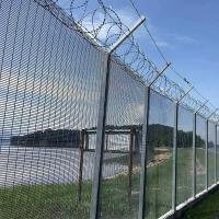 China High Strength Dense Mesh Security Fence 358 Anti Climb Fence  Designed for Airports Prisons Detention Centers and Border Lines for sale