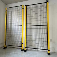 China Isolate Robot Zones From Personnel Robot Safety Fence Offering Protection With High Strength Metal Mesh for sale