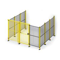 China Isolate Robot Zones From Personnel Robot Safety Fence Offering Protection With High Strength Metal Mesh for sale