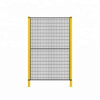 China For Industrial Safety Robot Safety Fence Featuring Welded Mesh Panels And Aluminum Alloy Frame for sale
