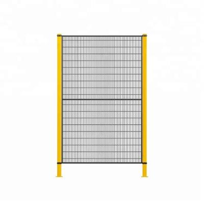 China For Industrial Safety Robot Safety Fence Featuring Welded Mesh Panels And Aluminum Alloy Frame for sale