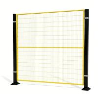 China Hsj Customized Aluminum Profile Robot Safety Fence Perimeter Guarding Wire Mesh Partition for Industrial Robotic Workstation Automated Production Line Machine Guarding for sale