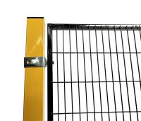 China Hsj Customized Aluminum Profile Robot Safety Fence Perimeter Guarding Wire Mesh Partition for Industrial Robotic Workstation Automated Production Line Machine Guarding for sale