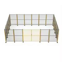 China Hsj Aluminum Profile Robot Safety Fence Perimeter Guarding Wire Mesh Partition Industrial Machine Guarding for Robotic Workstation for sale