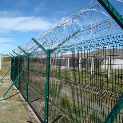 China Durable Galvanized Steel 3D Bending Fence With Powder Coating Offering Structural Strength And Attractive Appearance For Industrial for sale