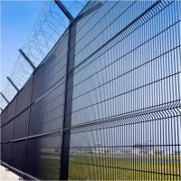 China Enhanced Protection 3D Bending Fence Triangle Bending Structure And Powder Coated Finish for sale