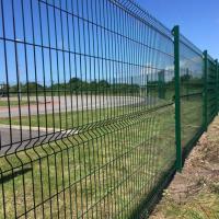 China Enhanced Protection 3D Bending Fence Triangle Bending Structure And Powder Coated Finish for sale