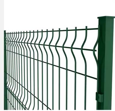 China Hsj Premium 3D Panel Fence with V Shaped Curves Heavy Duty Powder Coated Triangle Bending Fence for Yard and Security for sale