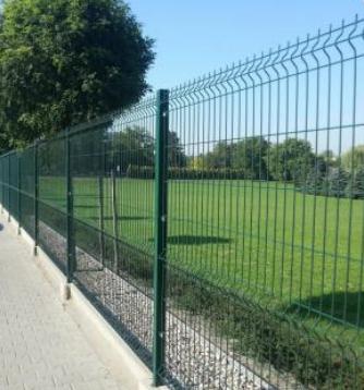 China Hsj Factory Wholesale 3D Curved Wire Mesh Fence Custom Color Size Garden Security Fence for sale